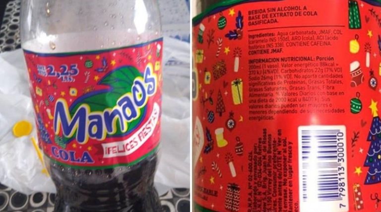 Atención : Cómo identificar las botellas de Manaos contaminadas con ...