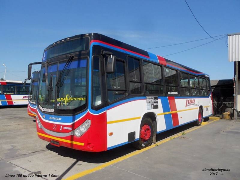 Ya circulan los Colectivos de la Línea 180 equipados con Alcohol en Gel ...