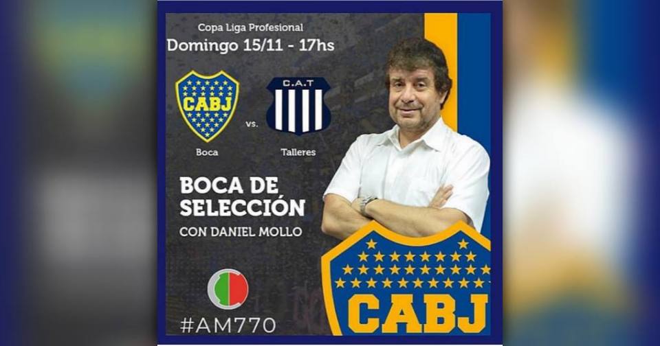 Ahora: Escuchá Boca de Selección con Daniel Mollo - El Nacional de Matanza