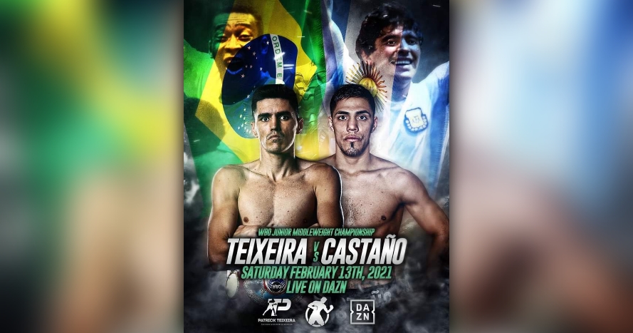 Brian Castaño espera la pelea con Patrick Texeira con el fondo de la ...