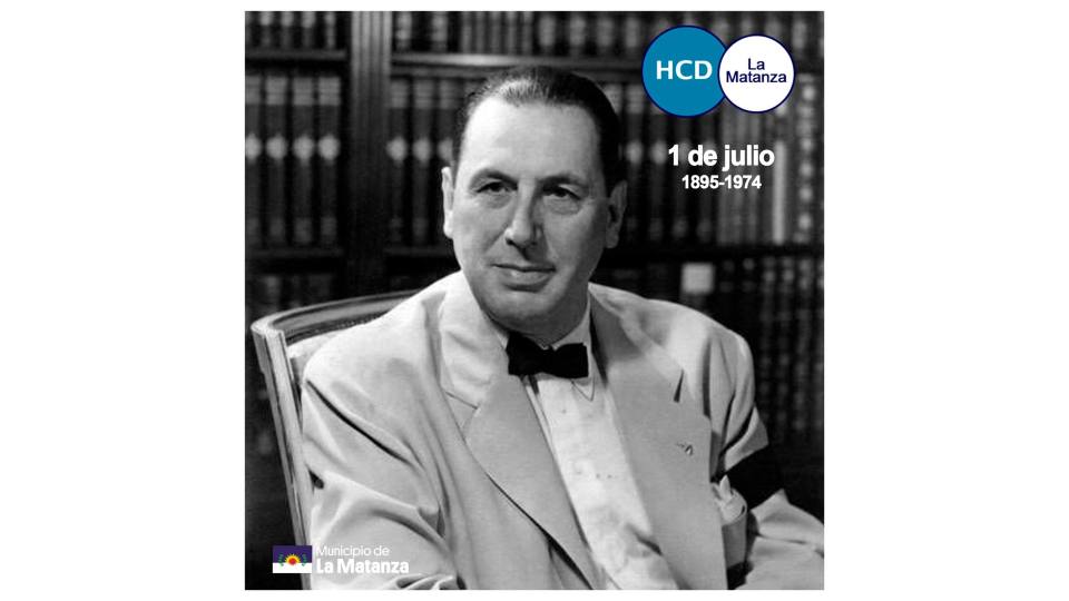 El HCD de La Matanza y su Presidenta Recordaron a Juan Domingo Perón ...
